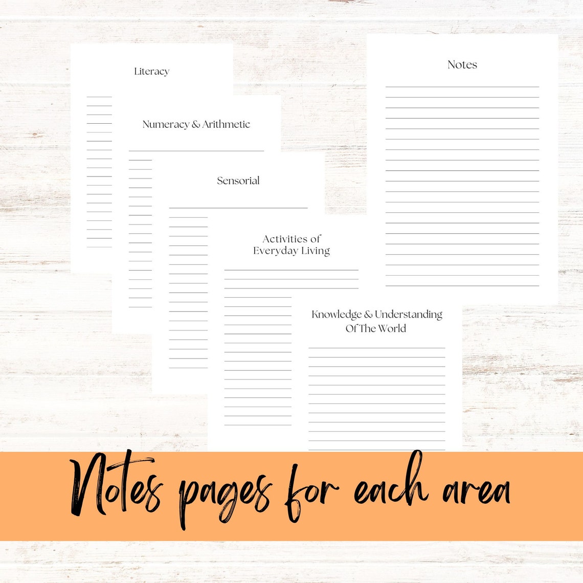 Montessori Lesson Planning Bundle-montessori Materials-observational ...