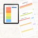 Digital & Printable Teacher Planner-rainbow Teacher Planner-rainbow ...