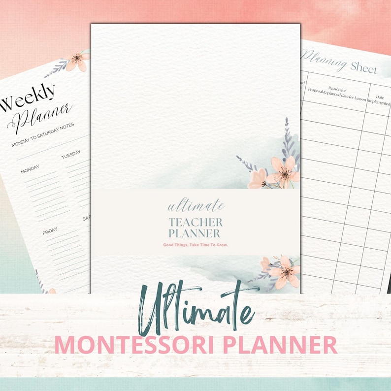The Ultimate Montessori Teacher Planner January 2024-december 2025 ...