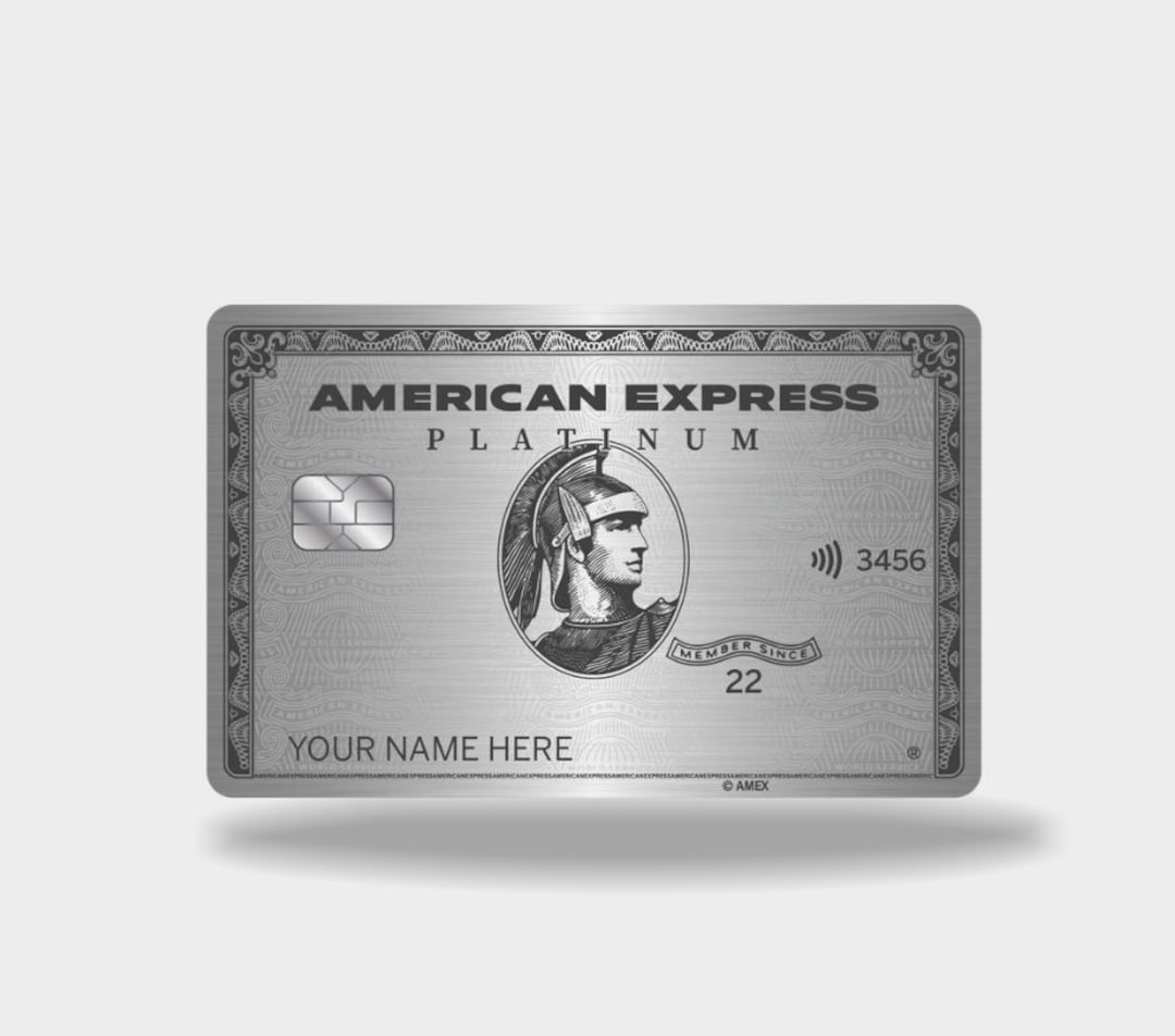 Metal Card Amex Old Platinum Metal Card Amex Card Custom Credit Card ...