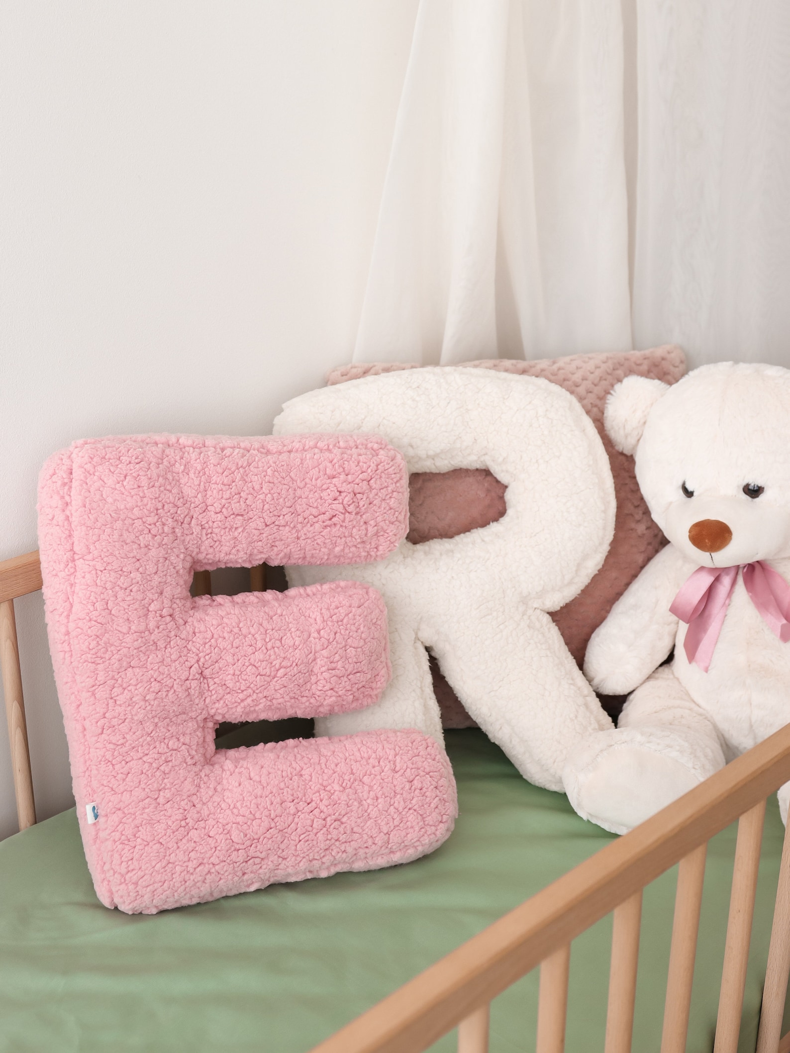 Letter Shaped Pillow, Abc Pillow, Custom Letter M Pillow, Nursery ...