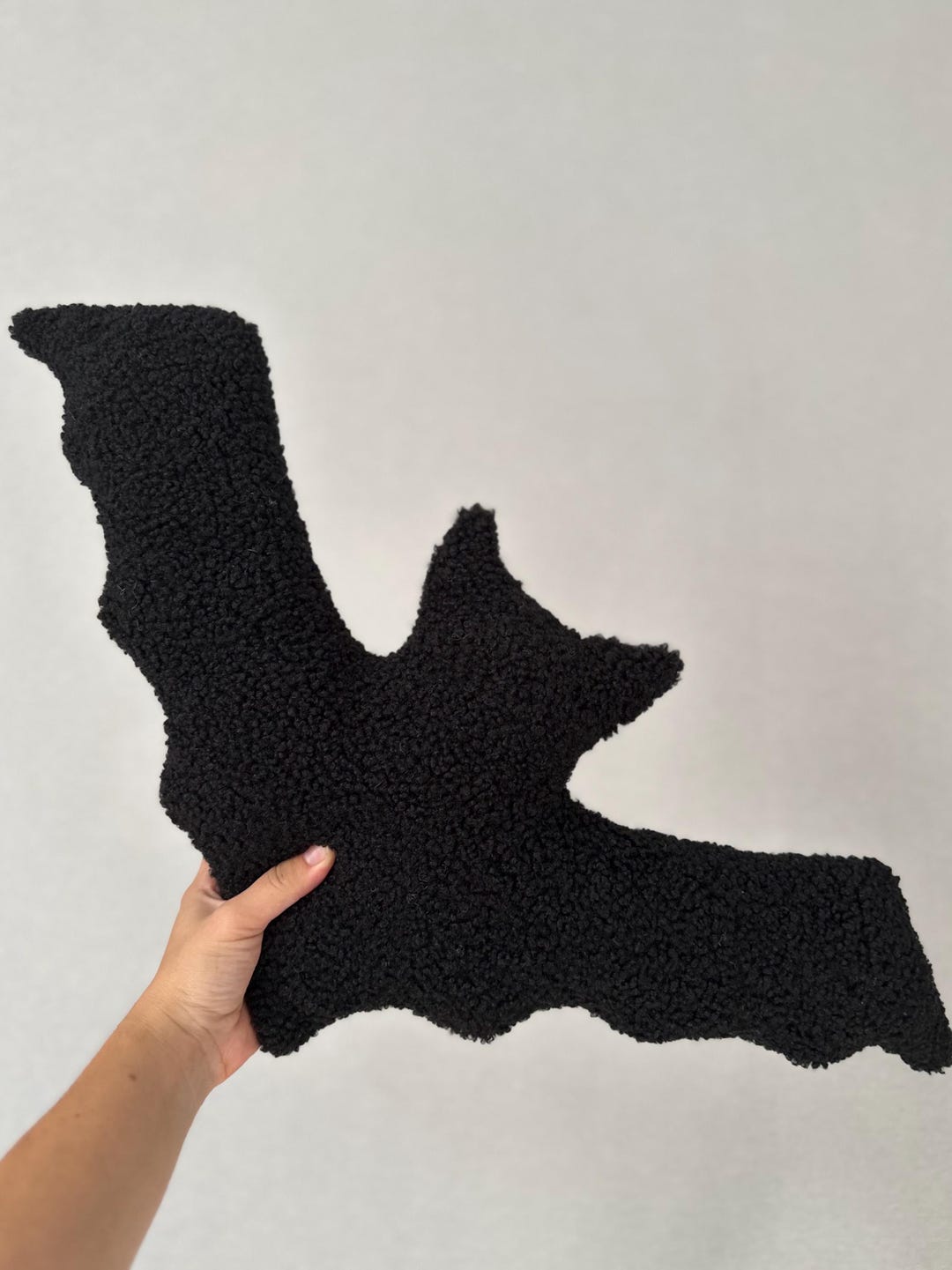 Plush Bat Pillow, Halloween Home Decor, Bat Plush, Cozy Teddy Bat ...