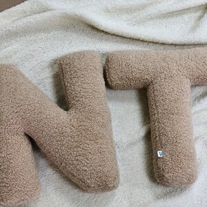 Letter Pink Pillow, Fabric Letter, House Warming Gaft, Personality ...