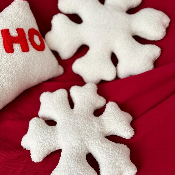 Snowflake Pillow - Etsy
