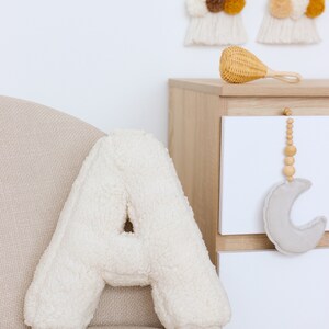 Letter Shaped Pillow, Abc Pillow, Custom Letter M Pillow, Nursery ...