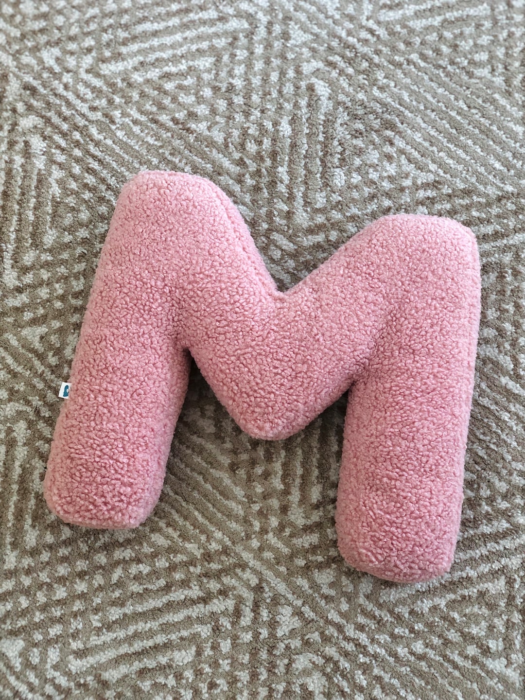 Letter Pink Pillow, Fabric Letter, House Warming Gaft, Personality ...
