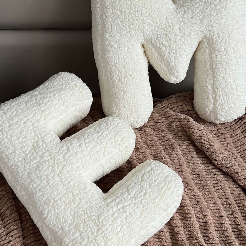 Fabric Letter Cushions - Etsy