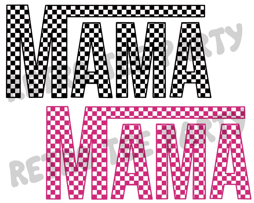 Mama Png Checkered Mom Png Cricut Momma Png File Mom Png Bundle Moms ...