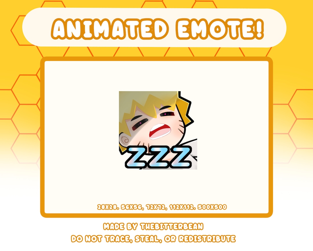 ANIMATED SLEEPING EMOTE | Sleep Emote | Cute Ninja Emote | Ninja Boy ...
