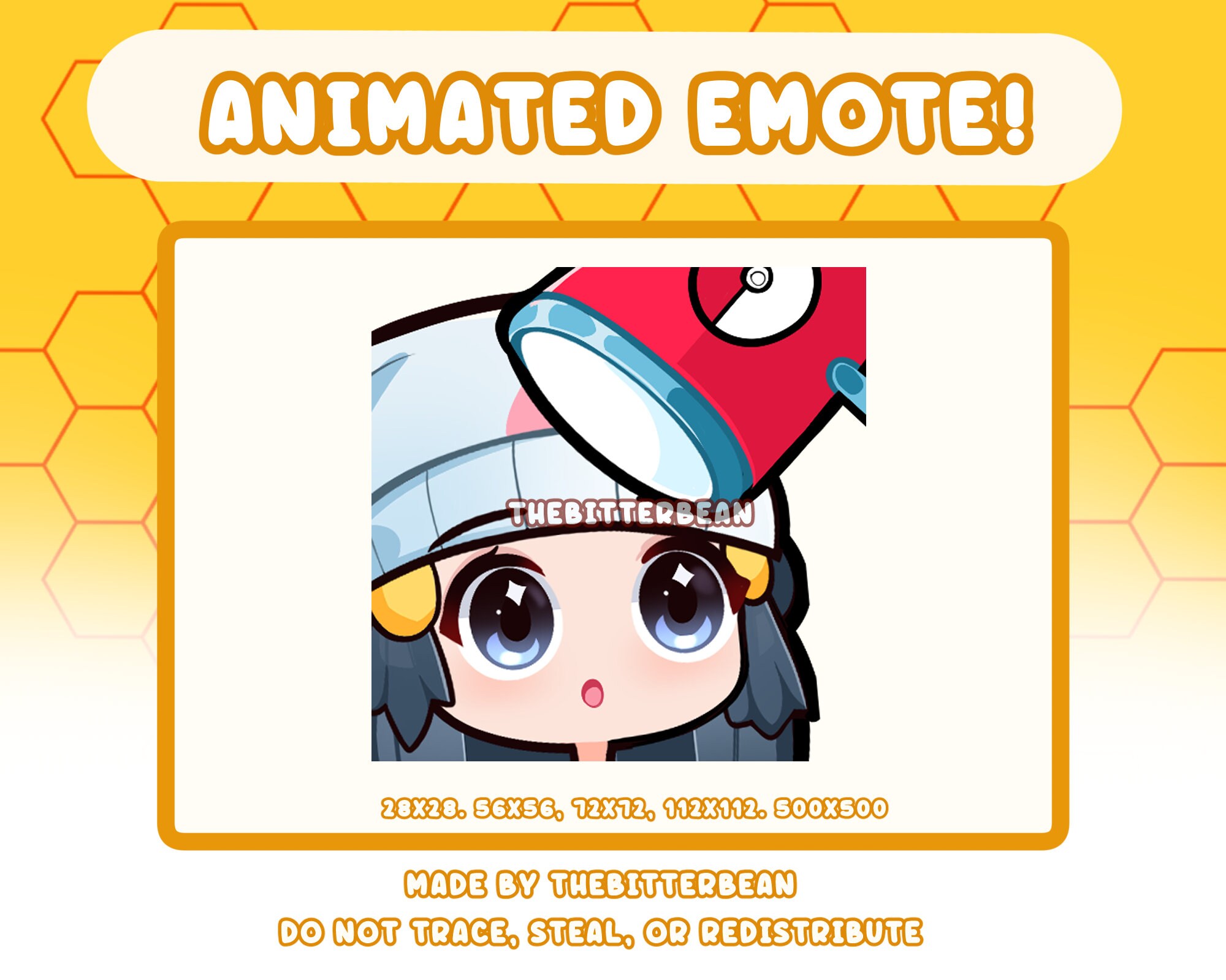 ANIMATED BONK EMOTE | Twitch Bonk Emote | Cute Animated Emote ...