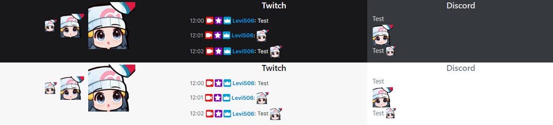 ANIMATED EMOTES Twitch Emote Hi Emote Wave Emote Bonk - Etsy Singapore