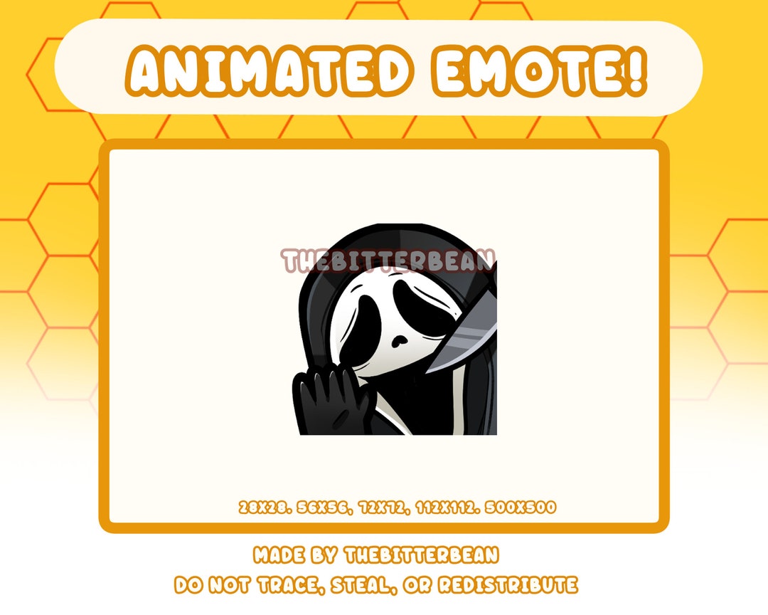 DBD GHOST FACE | Twitch Stabbing Emote | Animated Stab Emote | Scary ...