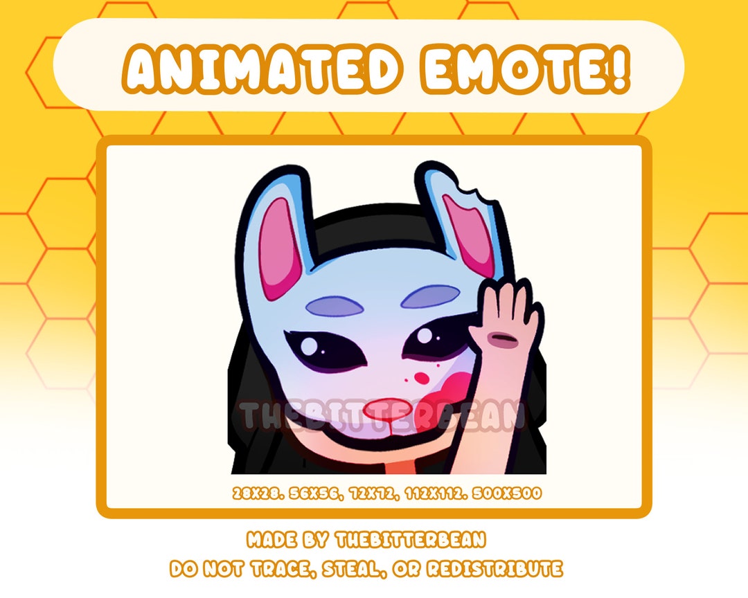 DBD THE HUNTRESS | Wave Emote | Hi Emote | Animated Twitch Emote ...