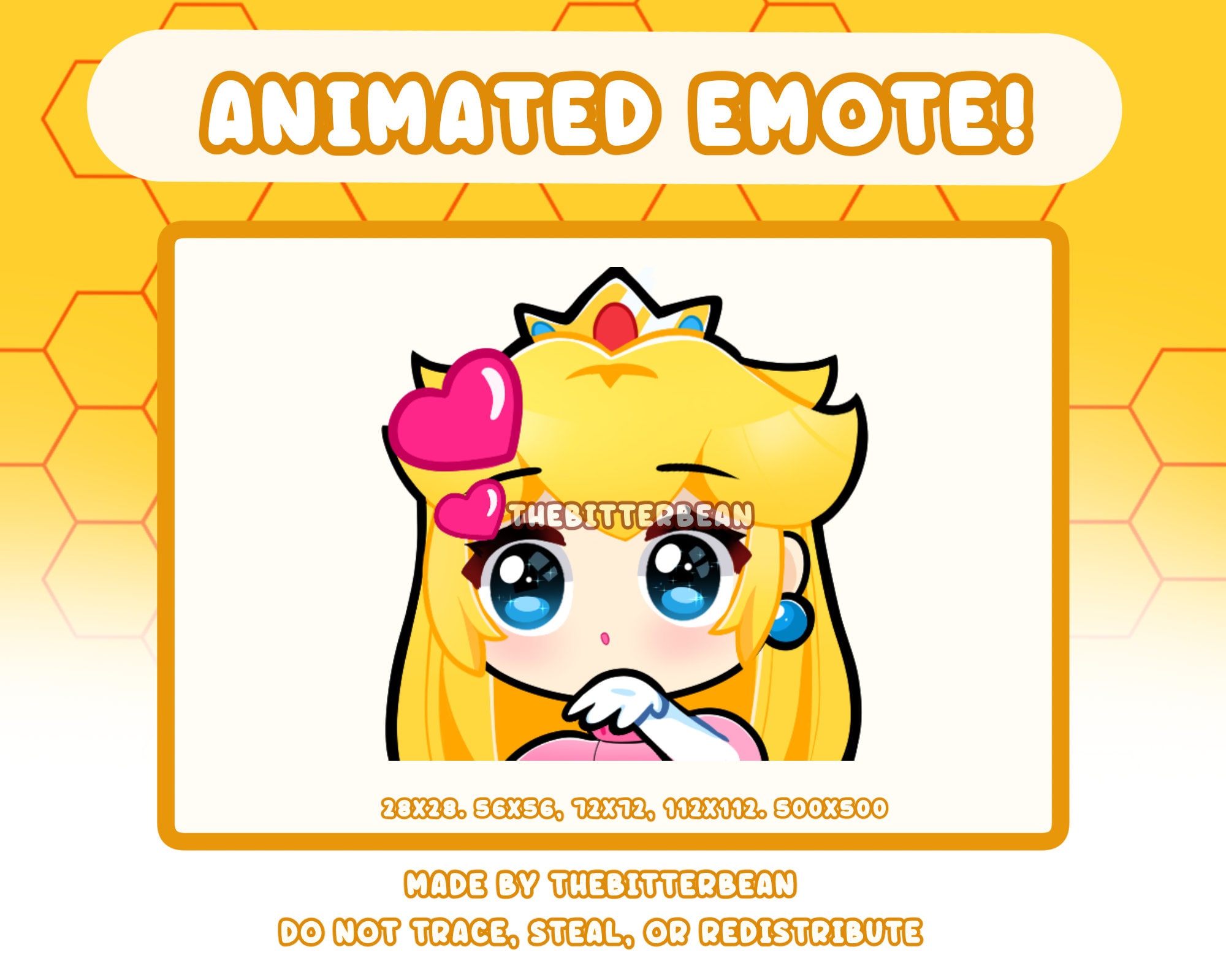 ANIMATED KISS EMOTE | Twitch Heart Emote | Cute Animated Emote ...