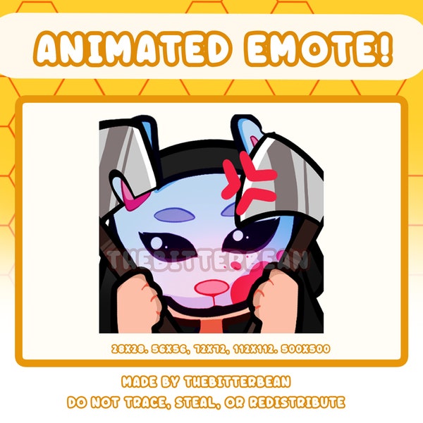 DBD THE HUNTRESS Animated Twitch Emote Animated Scary Emote Spooky ...