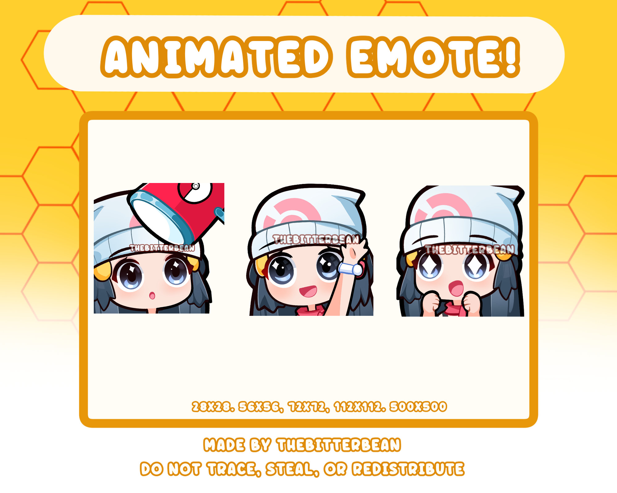 ANIMATED EMOTES | Twitch Emote | Hi Emote | Wave Emote | Bonk Emote ...