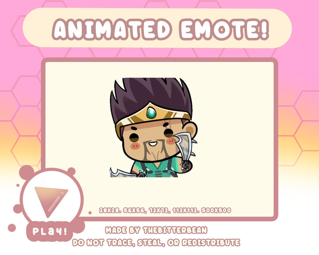 DRAVEN WIGGLE EMOTE | Lol Emote | Animated Emote | Twitch and Discord ...