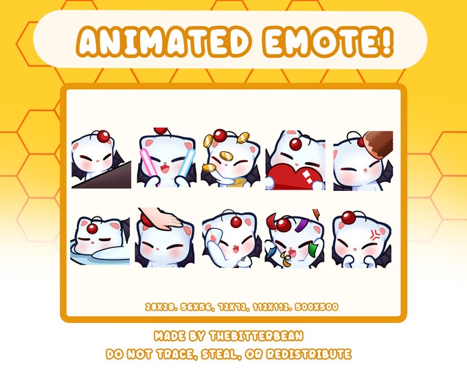 ANIMATED FFXIV EMOTES | Moogle Emotes | Animated Emotes | Twitch Emotes ...