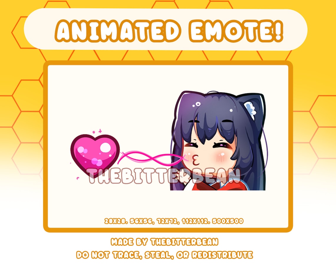 AHRI CHARM EMOTE | Lol Emote | League | Game Emote | Heart Emote | Cute ...