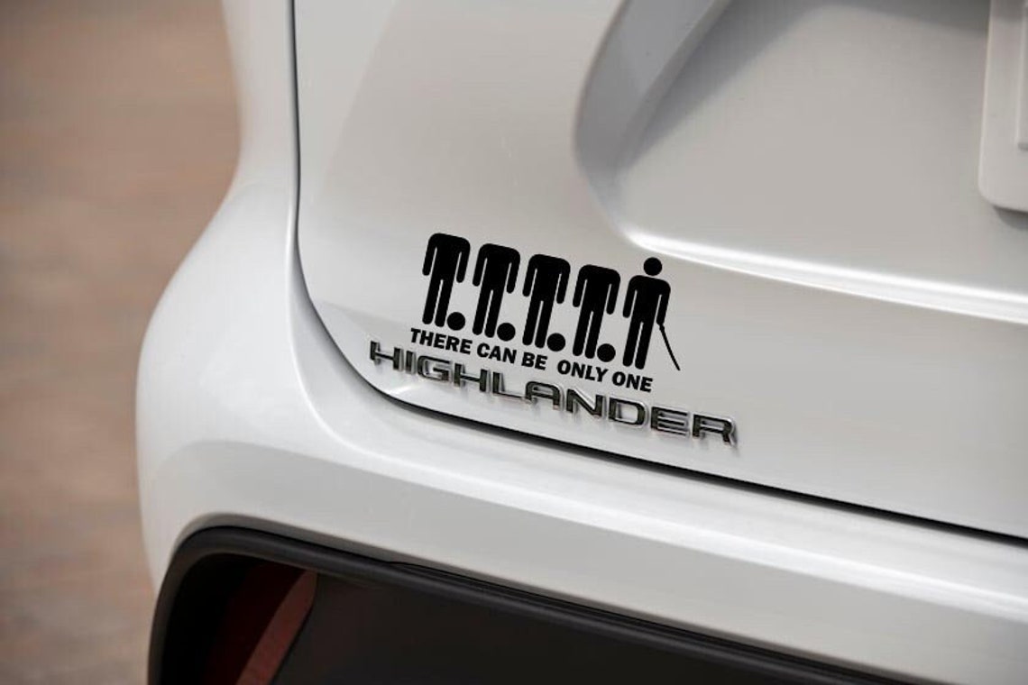 There Can Be Only One Highlander Die Cut Decal Sticker - Etsy