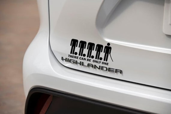 Highlander bumper sticker store