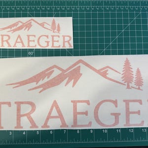 Traeger Logo Vinyl Die-cut Decal - Etsy