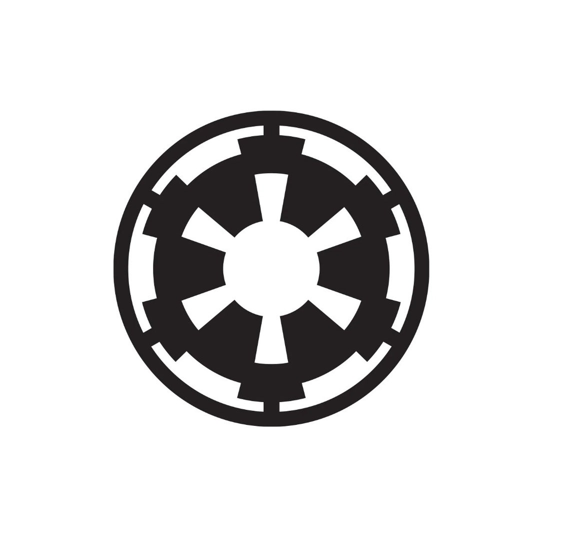 Imperial Logo Galactic Empire Vinyl Decal Sticker - Etsy