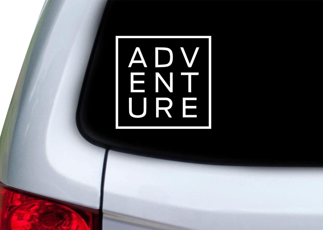 Adventure Vinyl Decal Vinyl Decal - Bumper Sticker - Etsy