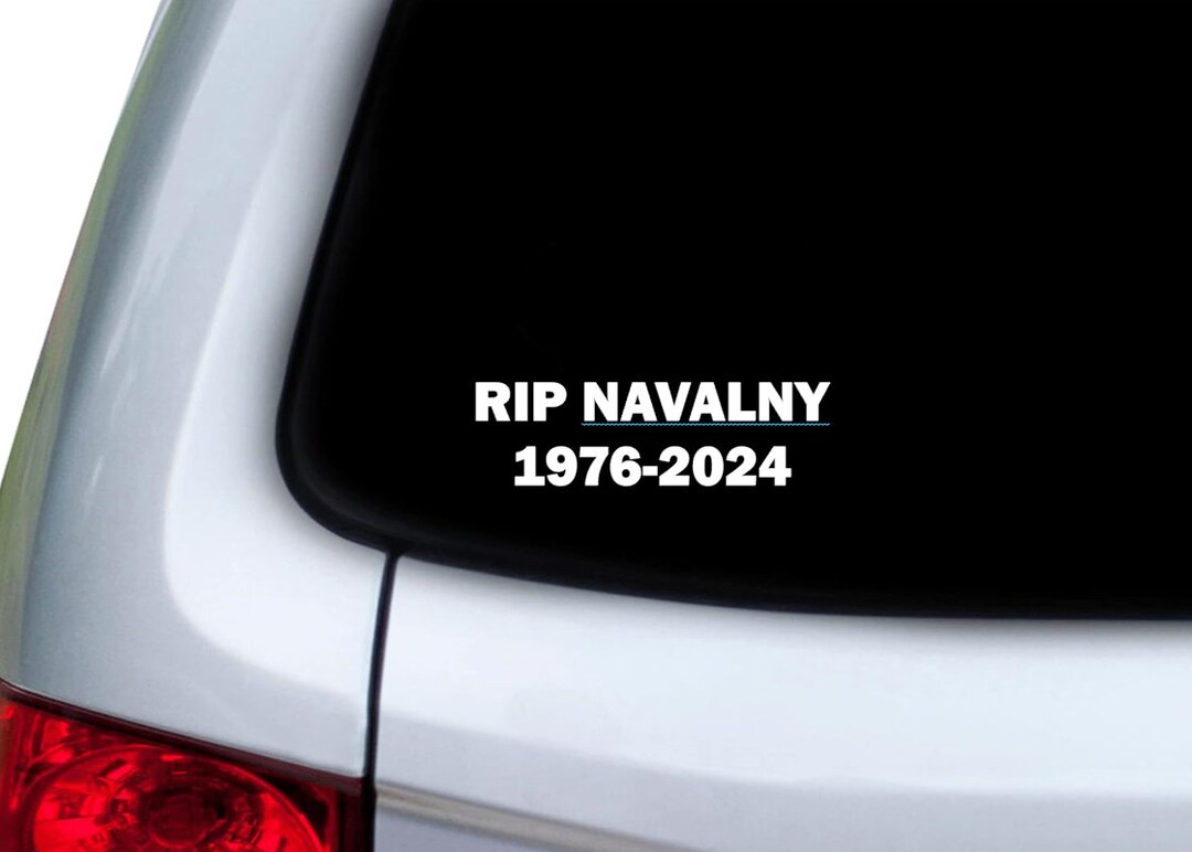 RIP Alexei Navalny Die Cut Decal Sticker - Etsy