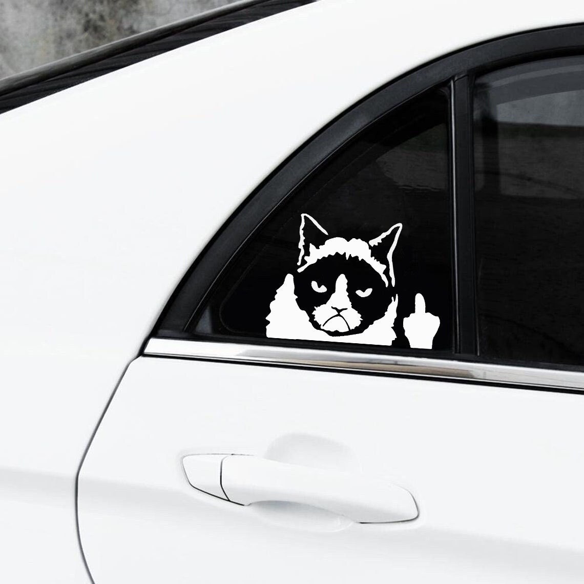 Grumpy Cat Car Stickers