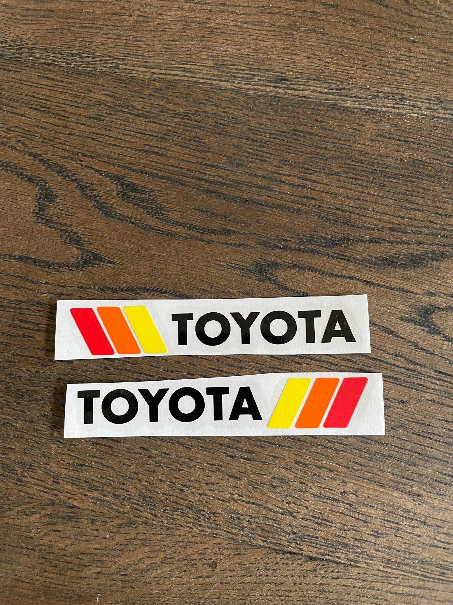 Toyota Vintage 80s Logo Custom Die-cut Car Sticker - Etsy