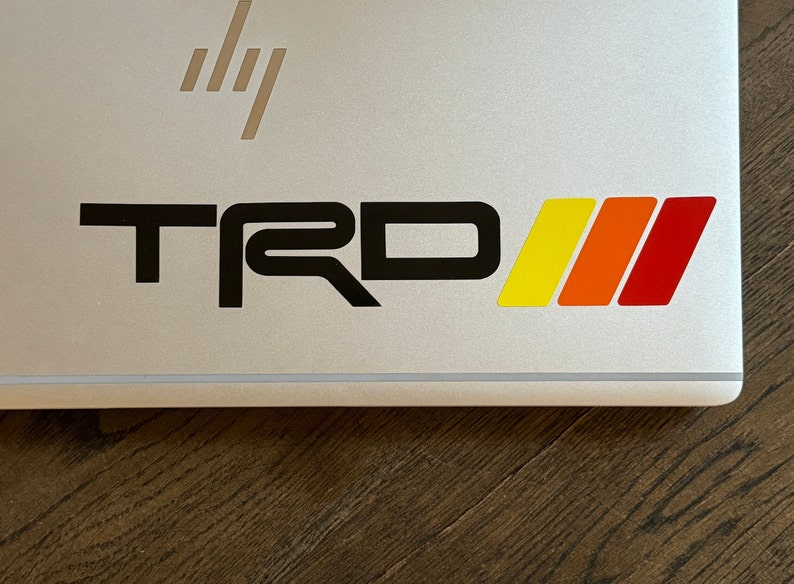 Toyota Racing Division TRD Vintage 80s Logo Custom Die-cut Car Sticker ...