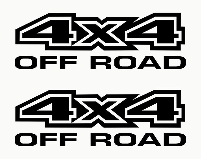 4x4 off Road 4WD Sticker Pack of 2 for Car - Etsy
