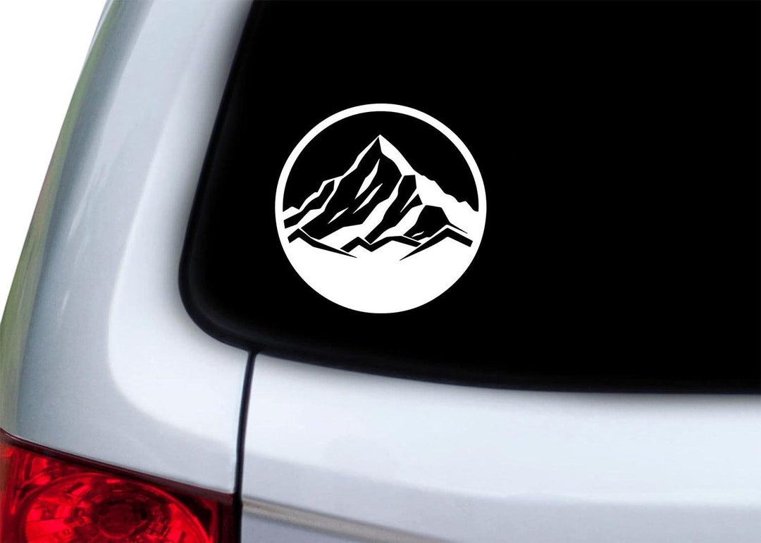 Mountains Vinyl Decal Vinyl Decal - Bumper Sticker - Etsy