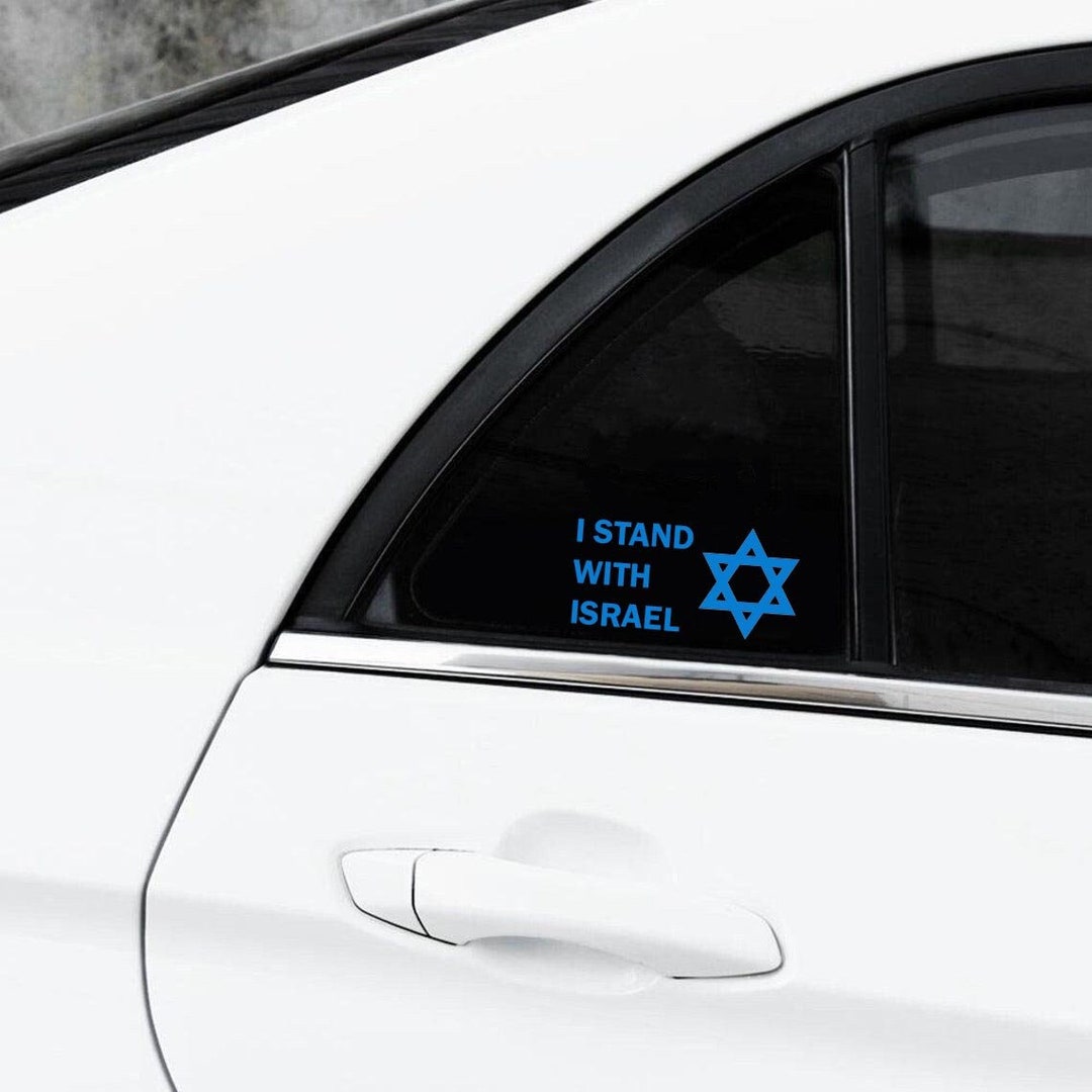 I Stand With Israel Die Cut Decal Sticker - Etsy
