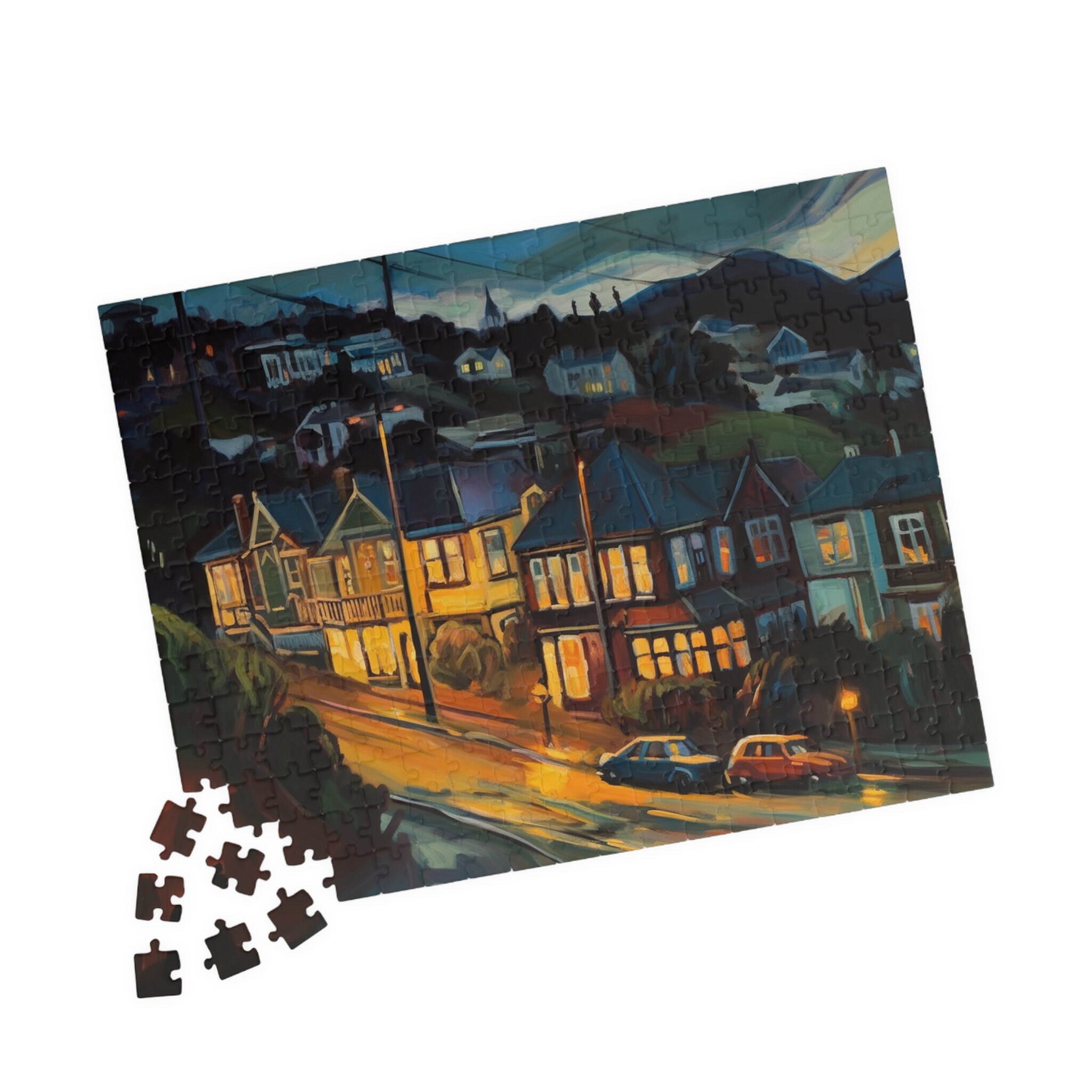 Puzzle | Wellington New Zealand | 500 Piece Puzzle | 1000 Piece Puzzle ...
