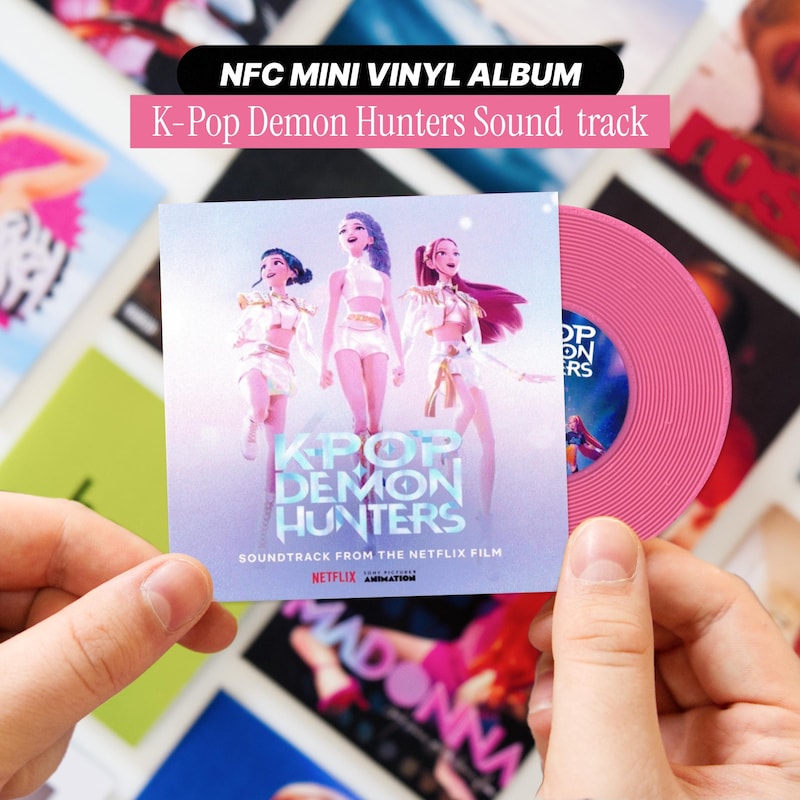 Kpop demon hunters vinyl record - Etsy.de
