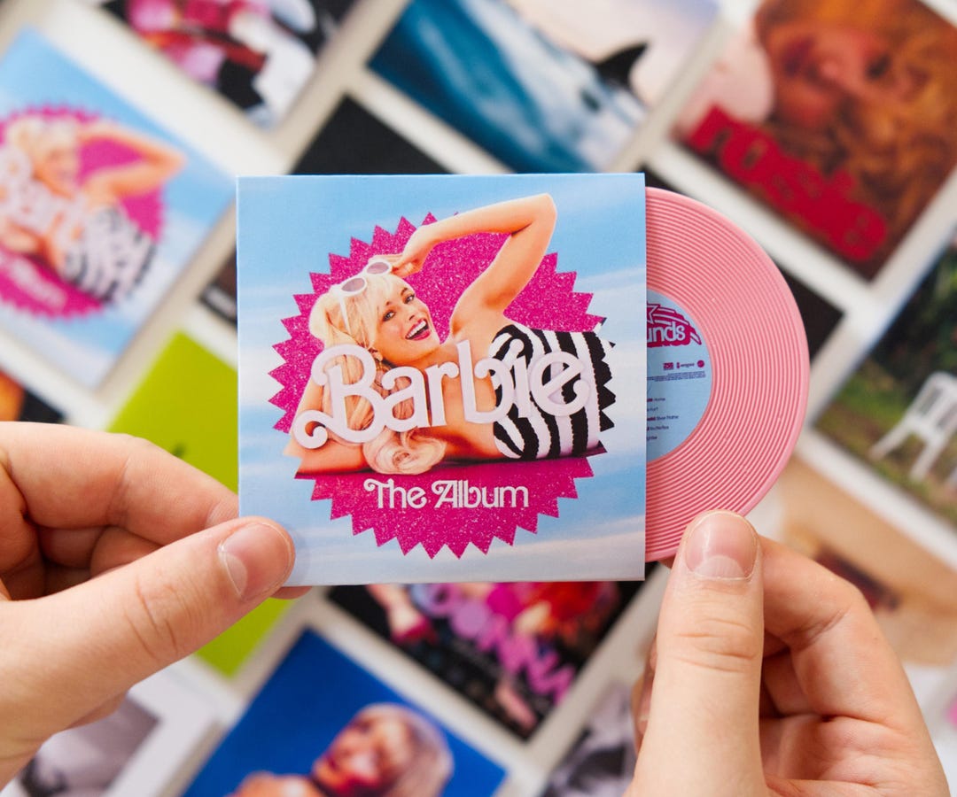 Barbie the Album NFC Mini Vinyl - Dua Lipa, Lizzo, Billie Eilish, Ava ...
