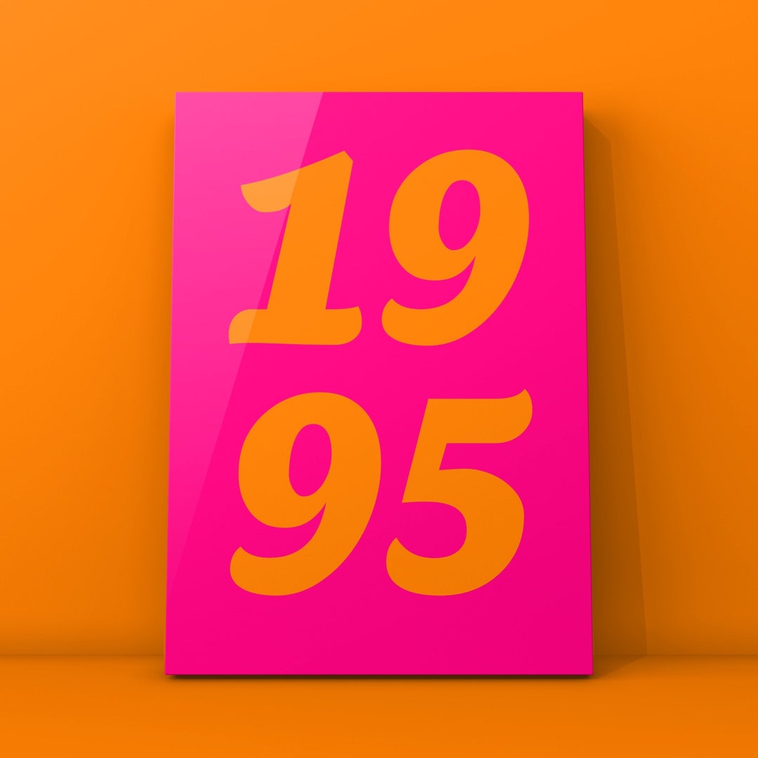 1995 Year Poster Aesthetic - Etsy