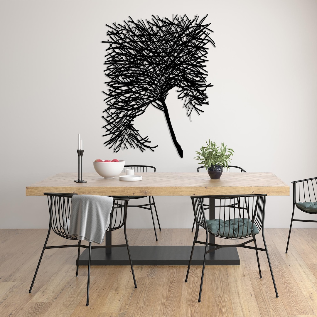 Modern Metal Tree Wall Art: Home & Garden Decor - Etsy