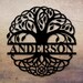 Custom Tree of Life Name Sign Personalized Monogram Name - Etsy
