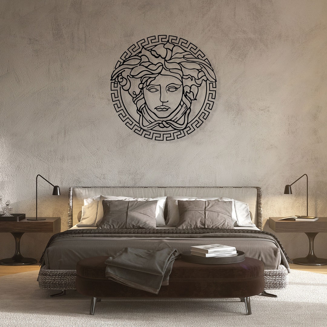 Medusa Metal Wall Art, Iconic Metal Decor, Unique Birthday Gift ...