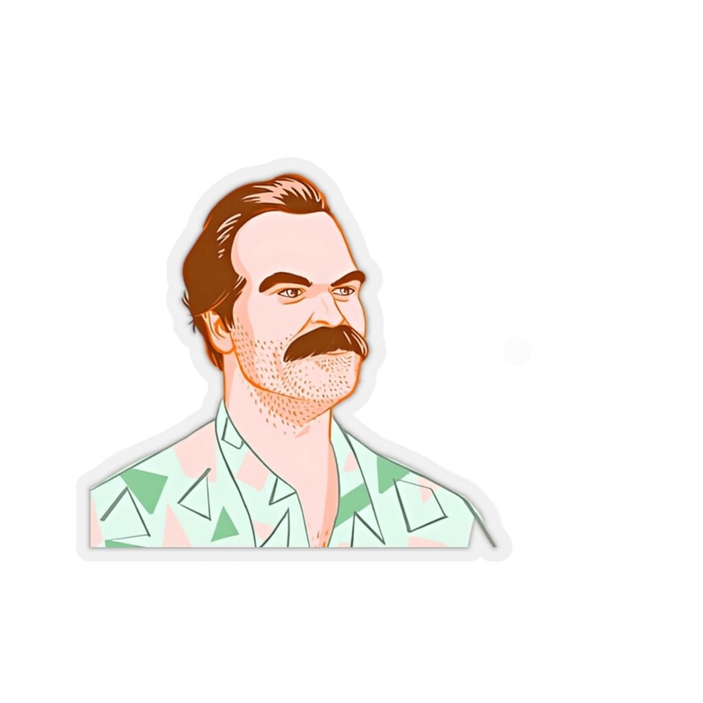 Jim Hopper Stickers, Stranger Things Stickers, - Etsy