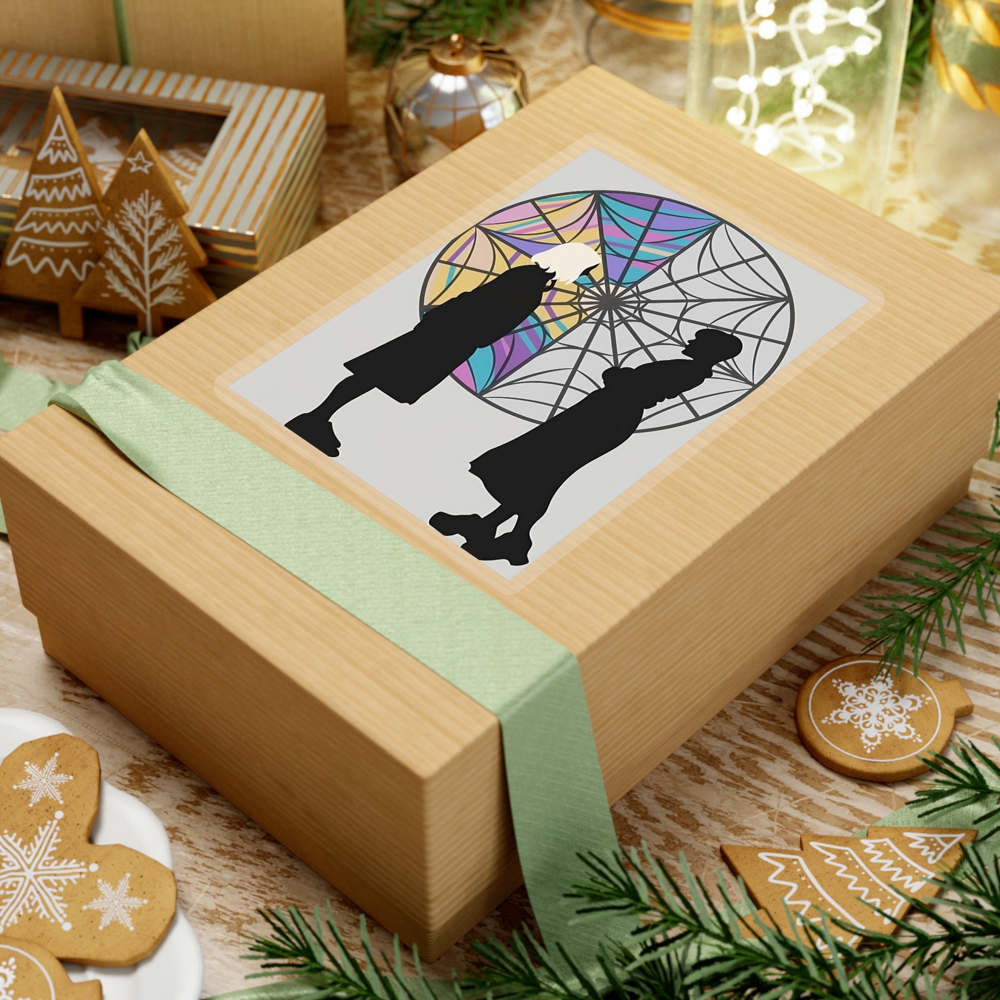 Wednesday Addams and Enid Sticker - Etsy