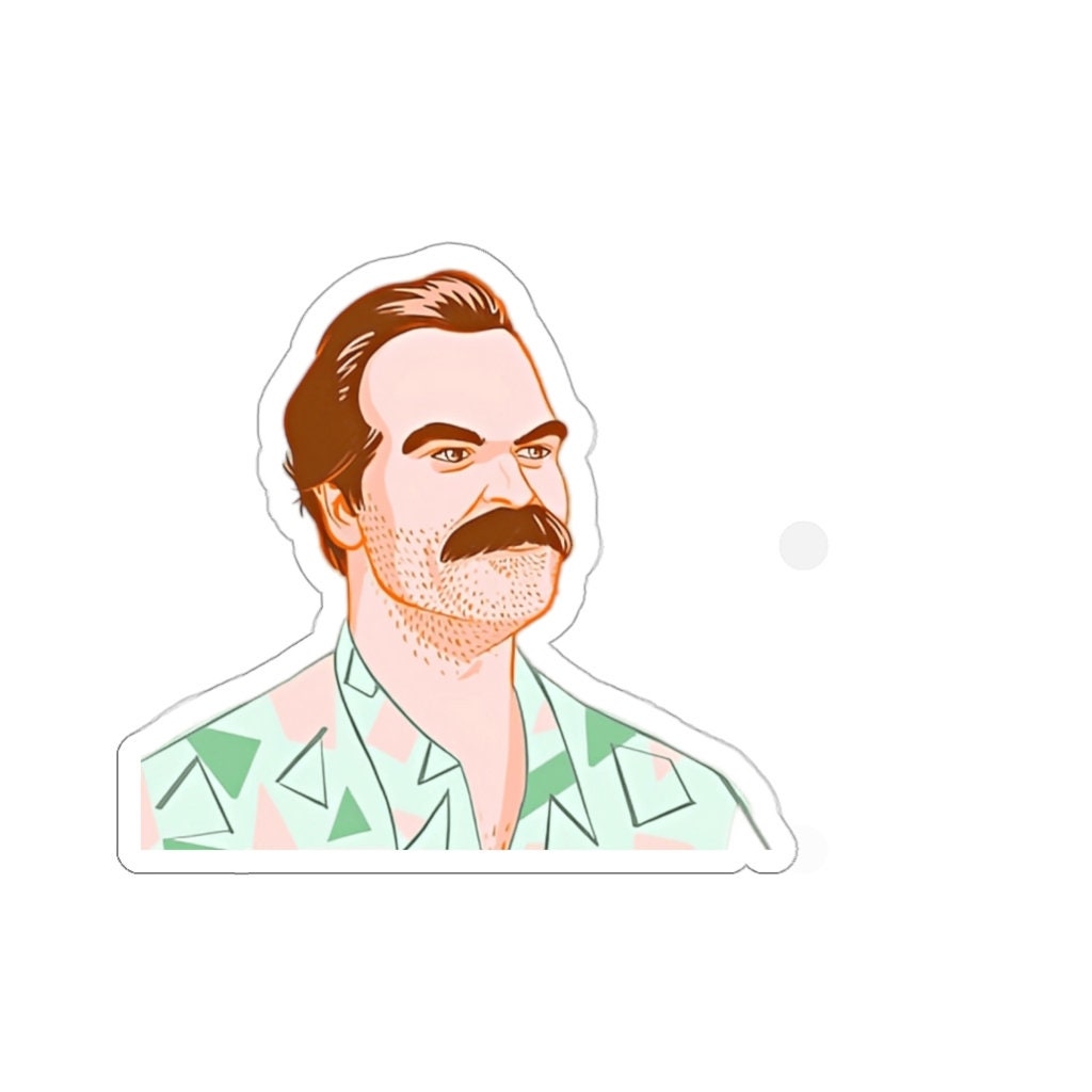 Jim Hopper Stickers, Stranger Things Stickers, - Etsy
