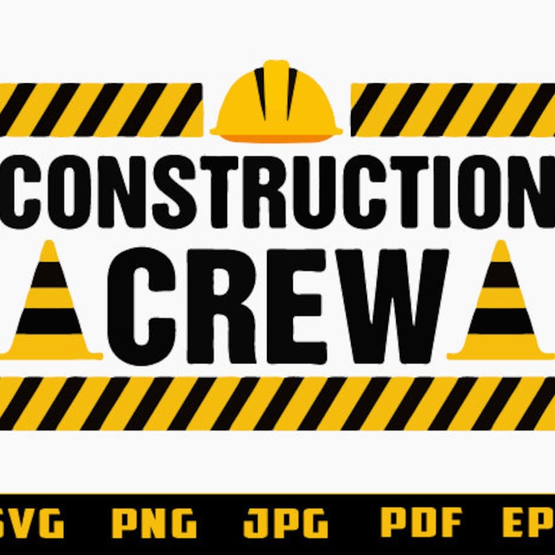 Construction Decal - Etsy