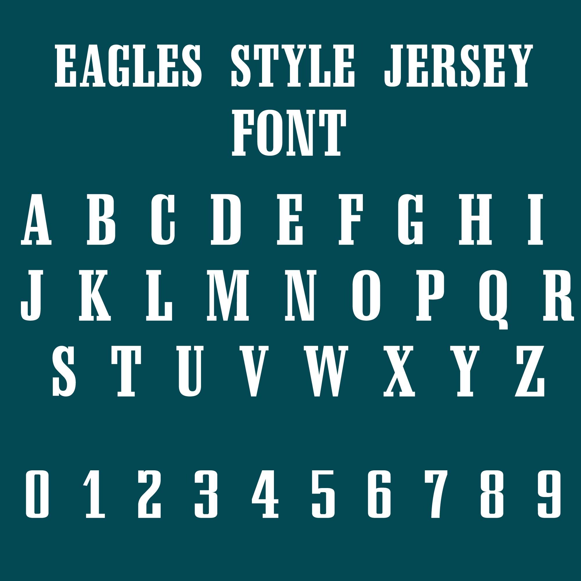 Jersey Numbers, Letters, and Names Digital Download Svg/png/otf/eps Cut ...