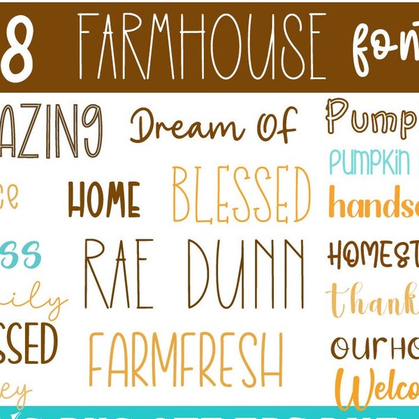 Rae Dunn Font - Etsy