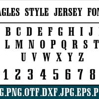 Philadelphia Eagles Font - Etsy
