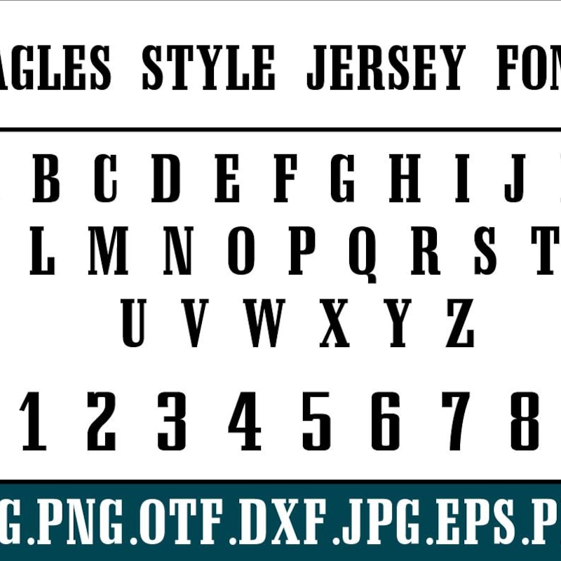 Philadelphia Eagles Font - Etsy